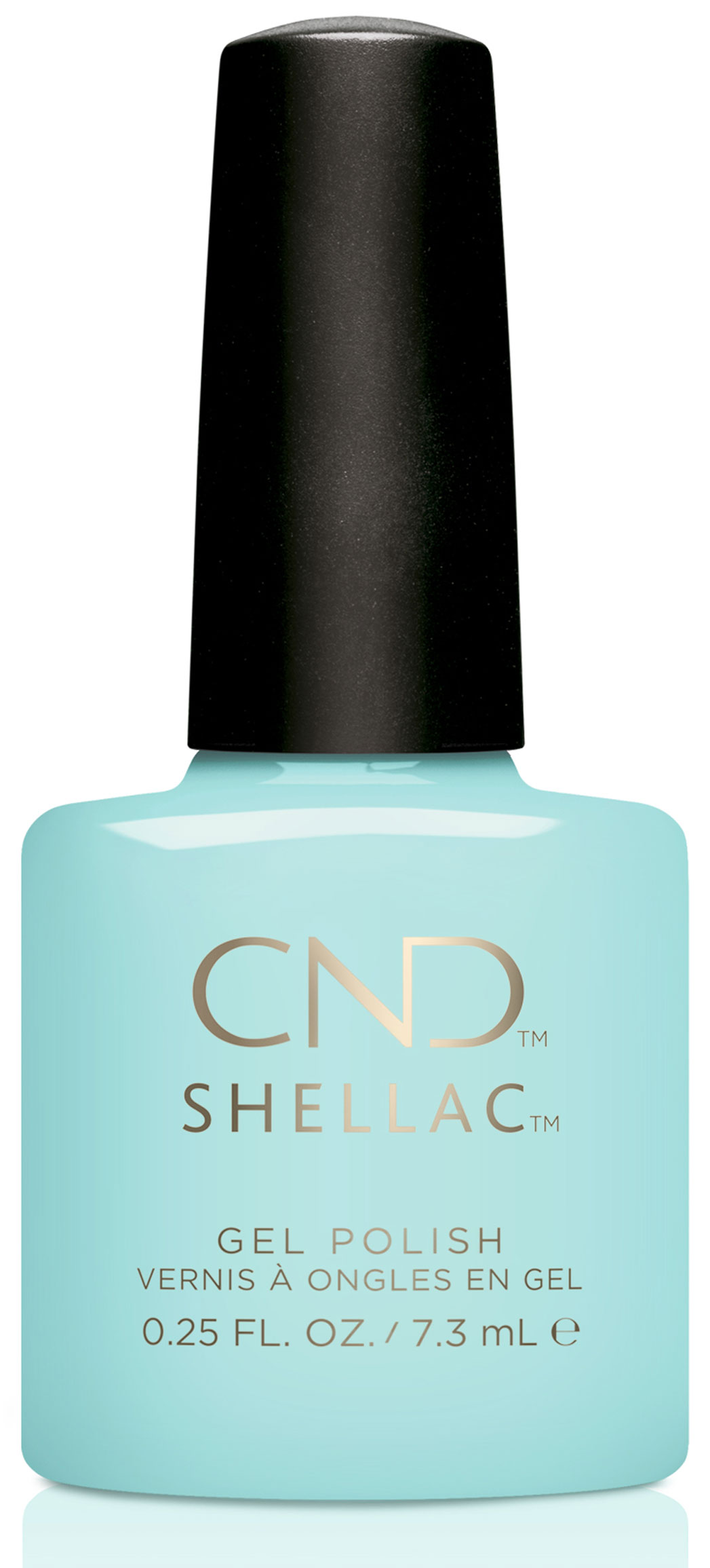 לק ג'ל בצבע תכלת פסטלי Shellac Shock Chic Taffy