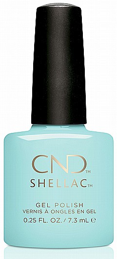 לק ג'ל בצבע תכלת פסטלי Shellac Shock Chic Taffy
