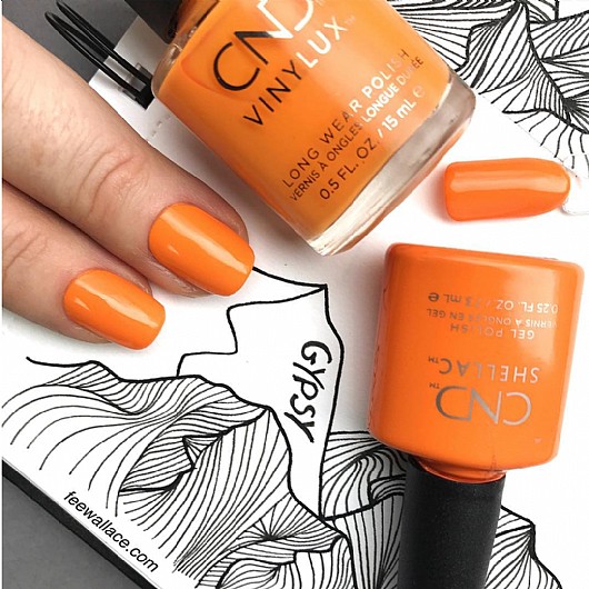 Shellac Gypsy לק ג'ל היפואלרגני בצבע כתום תפוז אטום | לק ג'ל היפואלרגני ...