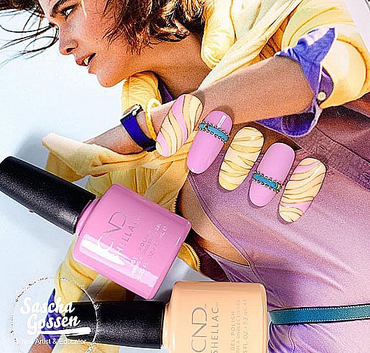 Shellac Exquisite לק ג'ל היפואלרגני בצבע צהוב עדין אטום | לק ג'ל ...