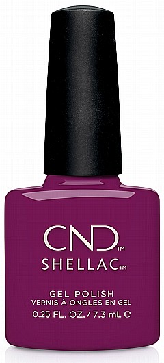 Shellac Secret Diary לק ג'ל היפואלרגני בצבע סגול עמוק אטום | לק ג'ל היפואלרגני CND Shellac ...