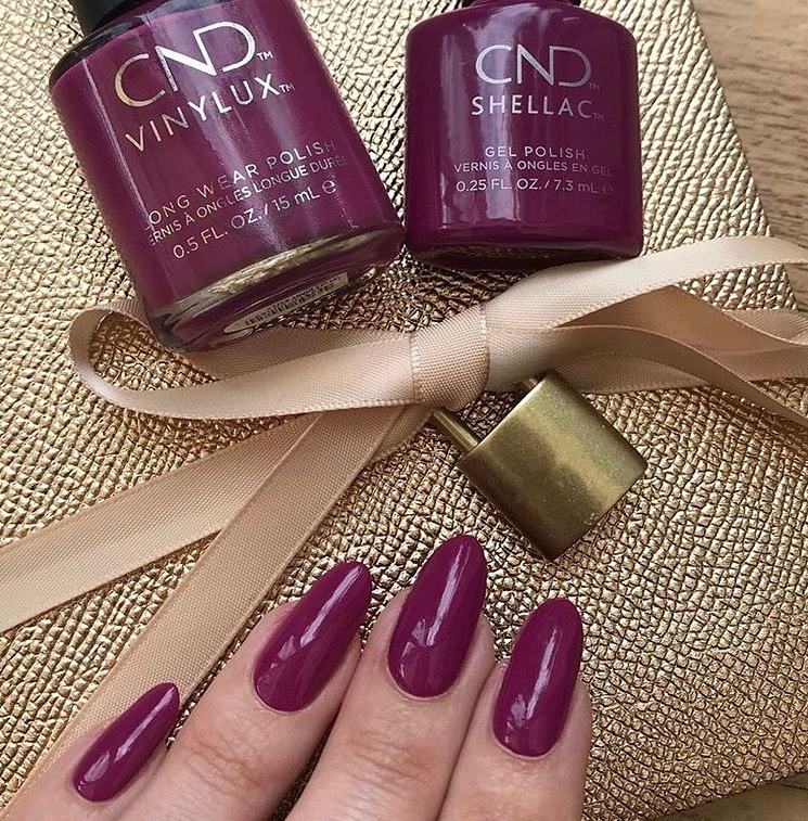 Shellac Secret Diary לק ג'ל היפואלרגני בצבע סגול עמוק אטום | לק ג'ל ...