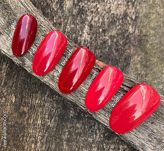 Shellac First Love לק ג'ל היפואלרגני בצבע אדום ורדרד אטום | לק ג'ל ...