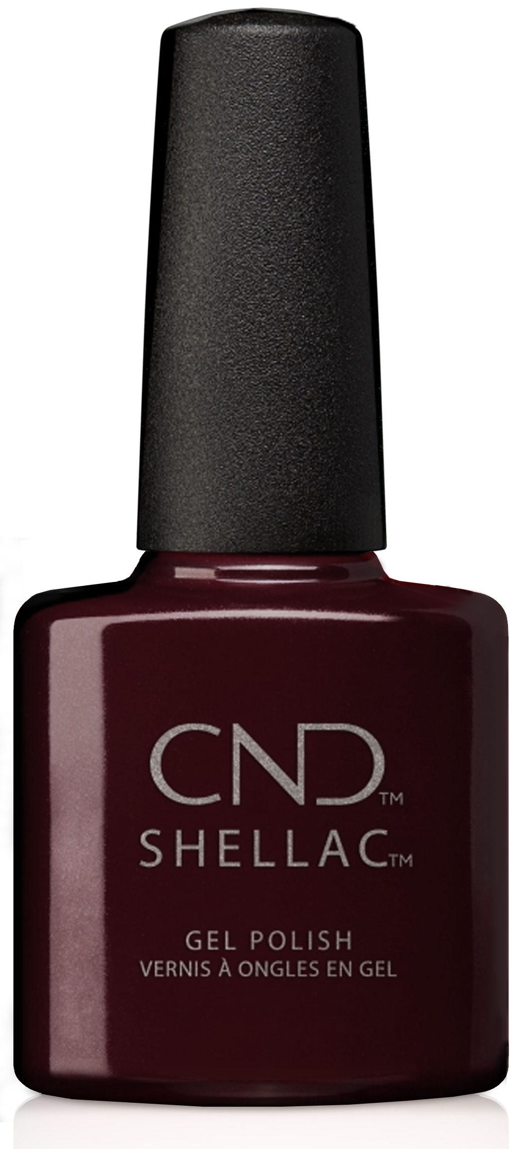 Shellac Spike לק ג'ל היפואלרגני בצבע בורדו כהה מטאלי אטום | לק ג'ל ...