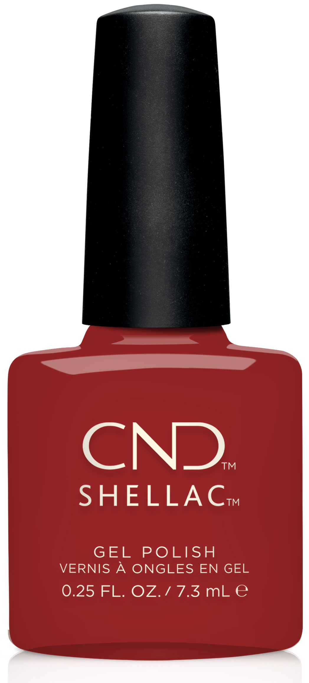 Shellac Company Red לק ג'ל היפואלרגני בצבע אדום כהה אטום | לק ג'ל ...