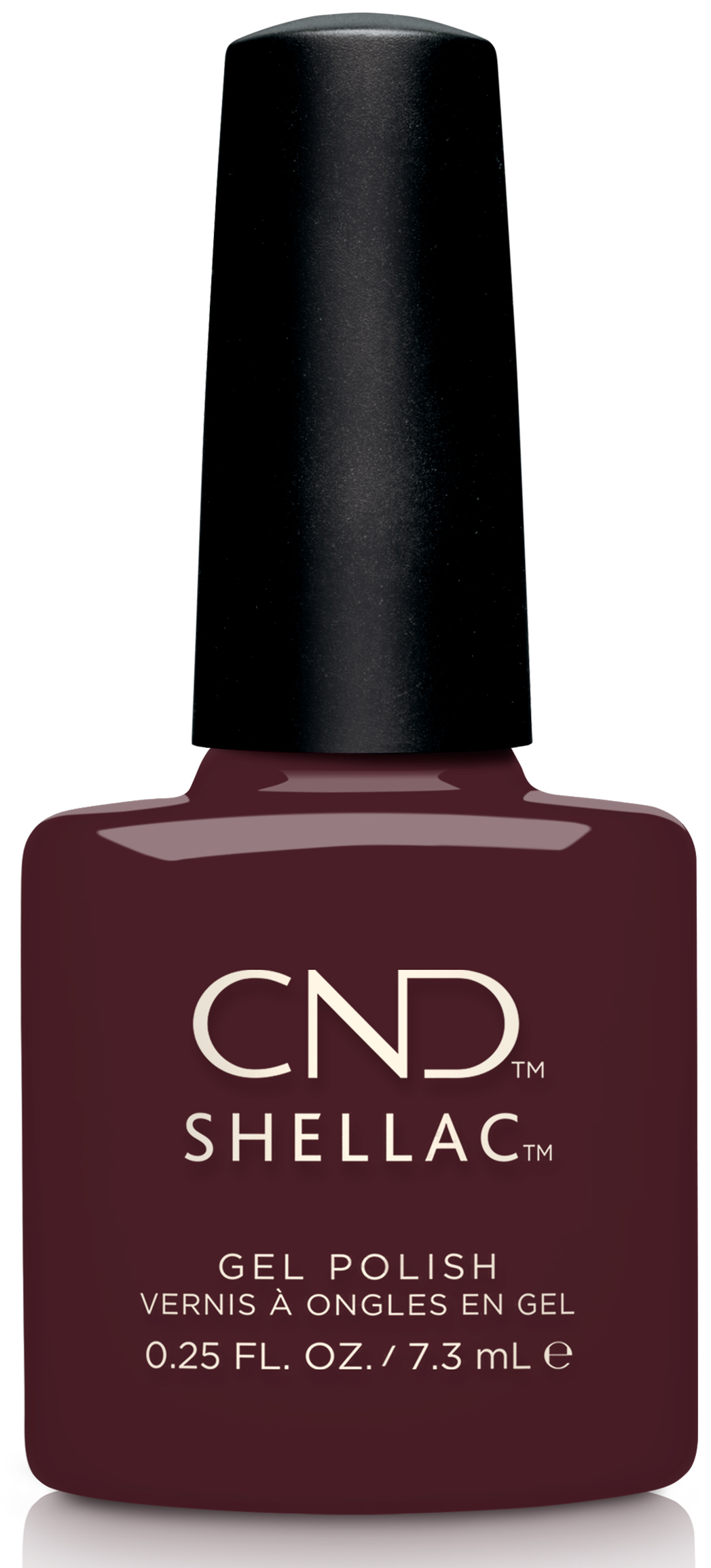 Shellac Black Cherry לק ג'ל היפואלרגני בצבע בורדו דובדבן כהה אטום | לק ...