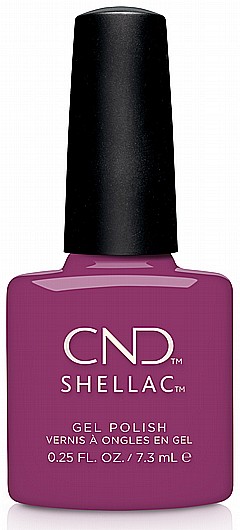 Shellac Brazen לק ג'ל היפואלרגני בצבע סגול אטום | לק ג'ל היפואלרגני CND ...