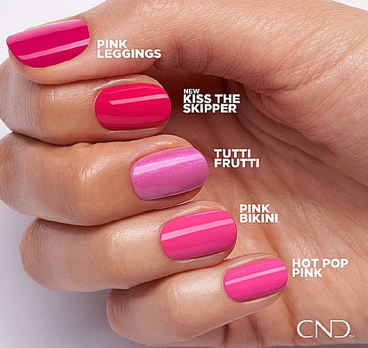 Shellac Kiss the Skipper לק ג'ל היפואלרגני סגול ורוד פוקסיה אטום | לק ג ...