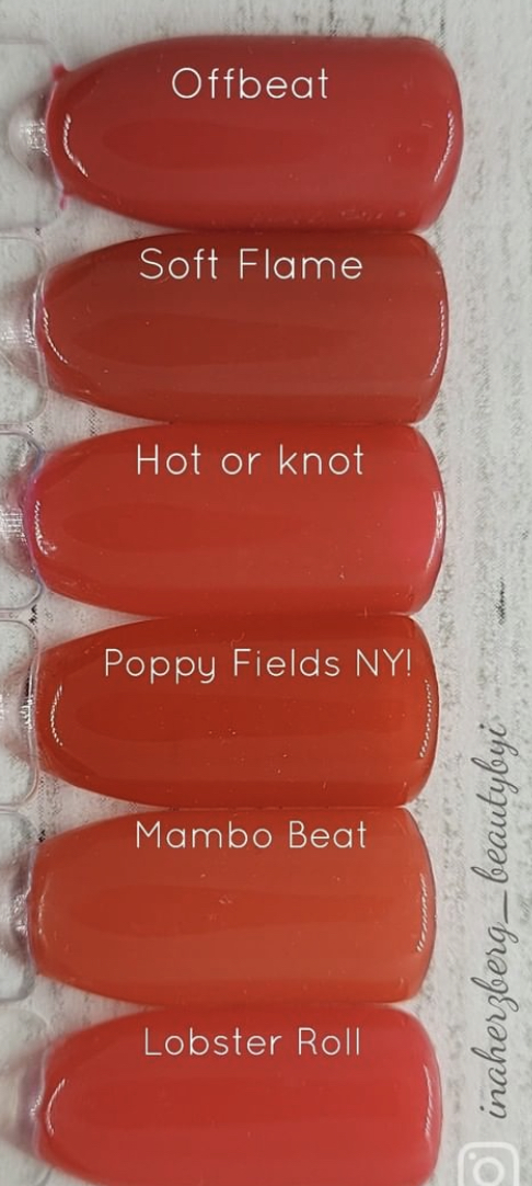 Shellac Poppy Fields לק ג'ל היפואלרגני בצבע אדום קייצי אטום | לק ג'ל ...