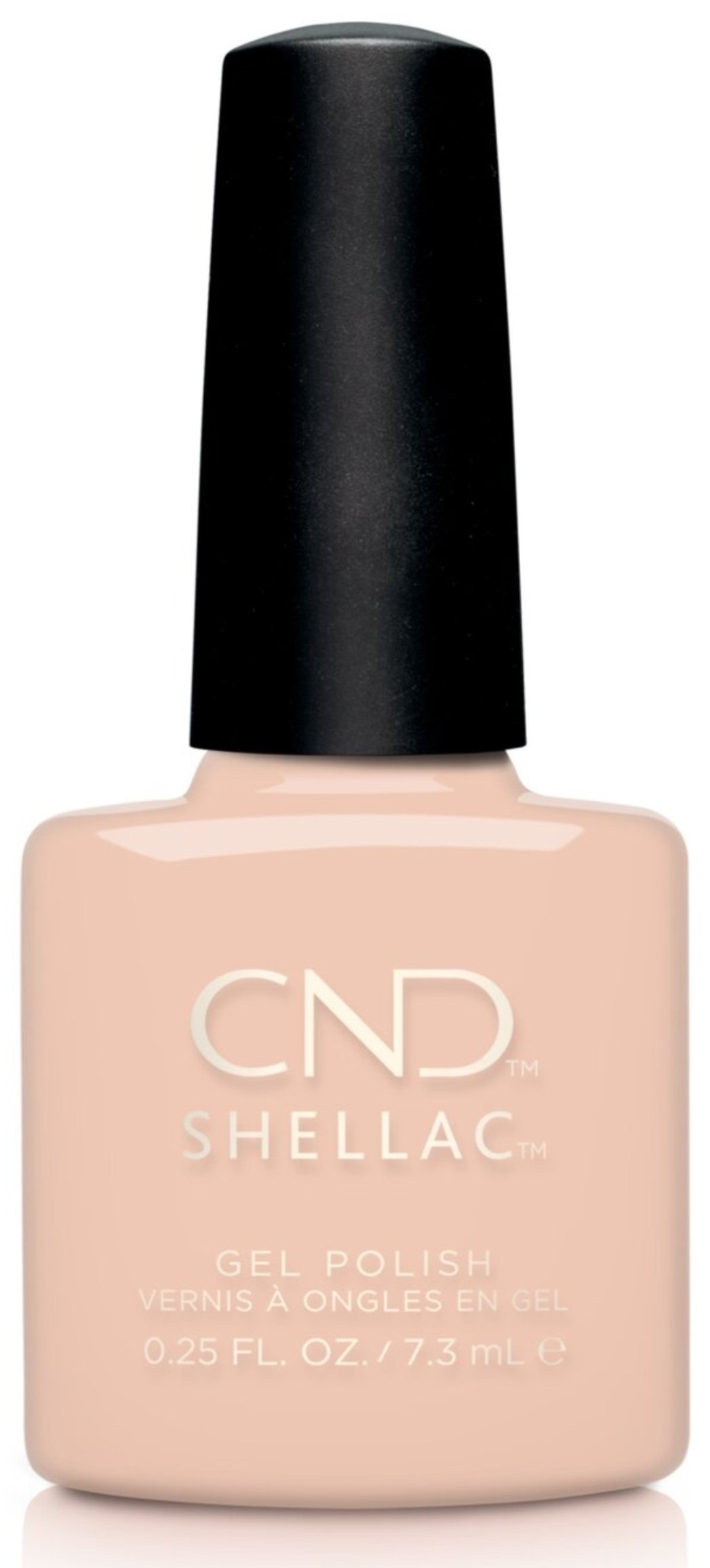 Shellac Satin Slippers לק ג'ל היפואלרגני בצבע ניוד ורדרד נייטרלי חצי ...