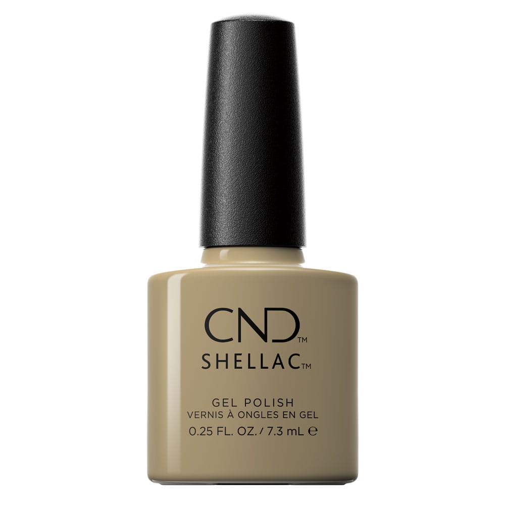 Shellac Gilded Sage לק ג'ל היפואלרגני בצבע ירוק סתוי שקט אטום | לק ג'ל ...