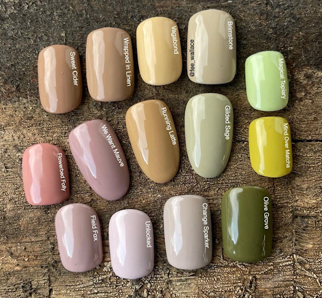 Shellac Gilded Sage לק ג'ל היפואלרגני בצבע ירוק סתוי שקט אטום | לק ג'ל ...