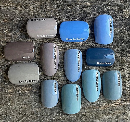 Shellac Frosted Sea glass לק ג'ל היפואלרגני בצבע תכלת שמים אטום | לק ג ...