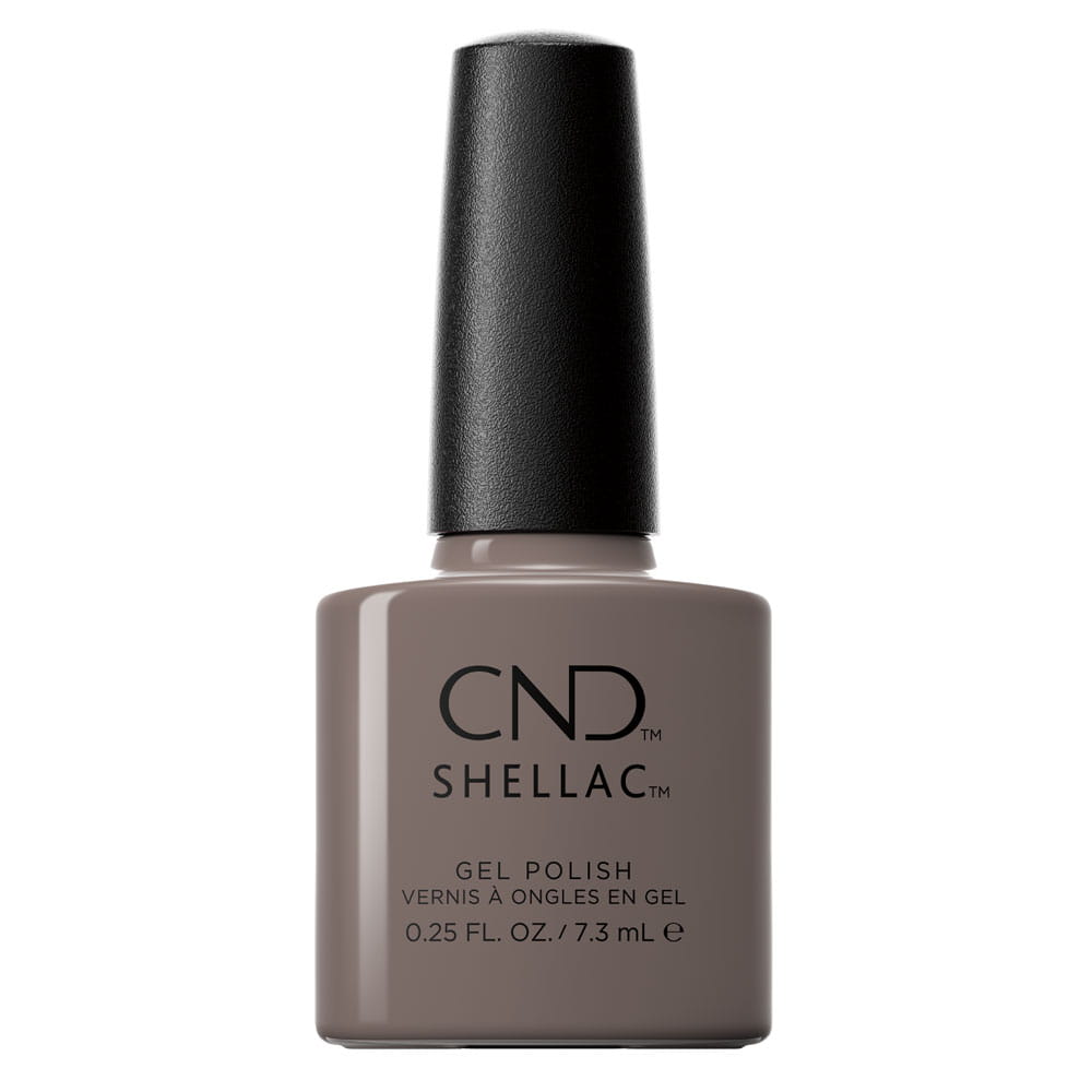 Shellac Above My Pay Grey-ed לק ג'ל היפואלרגני בצבע אפור חורפי קר אטום | לק ג'ל היפואלרגני CND ...