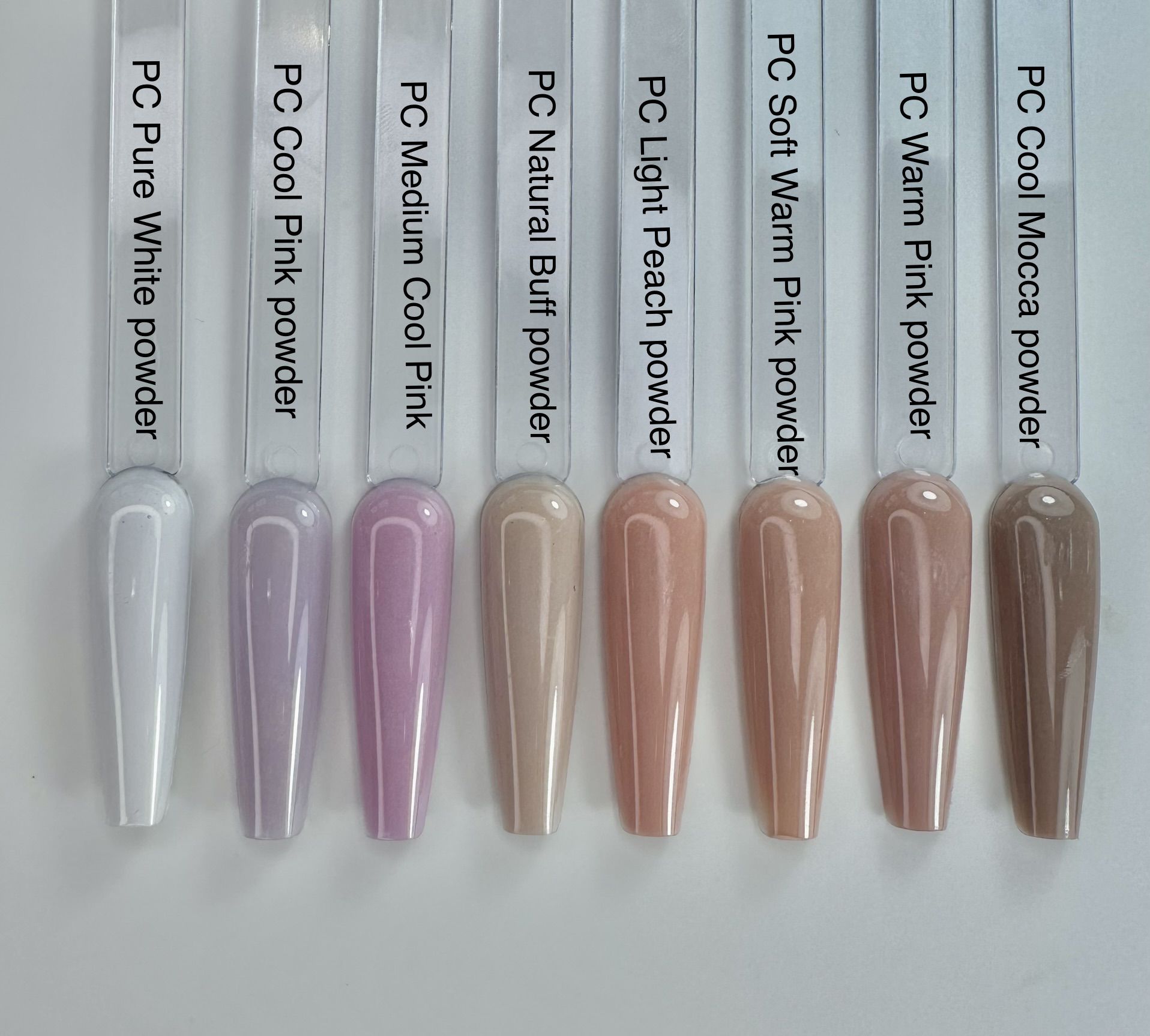 אבקת אקריל לבניית ציפורניים בצבע ורדרד טבעי PC Natural Buff | אבקת ...