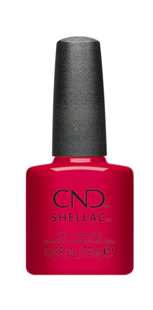 Shellac Nordic Lights לק ג'ל היפואלרגני בצבע סגול כהה מנצנץ חצי שקוף ...