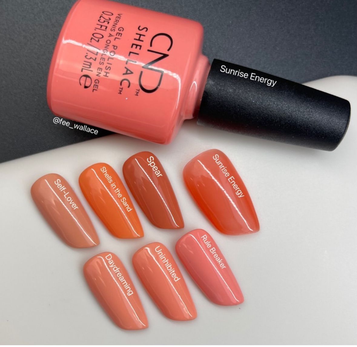 Shellac Sunrise Energy לק ג'ל היפואלרגני בצבע קורל ורדרד חצי שקוף | לק ...