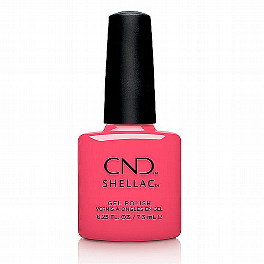 Shellac Magenta Sky לק ג'ל היפואלרגני בצבע אדום מג'נטה בוהק חצי שקוף ...