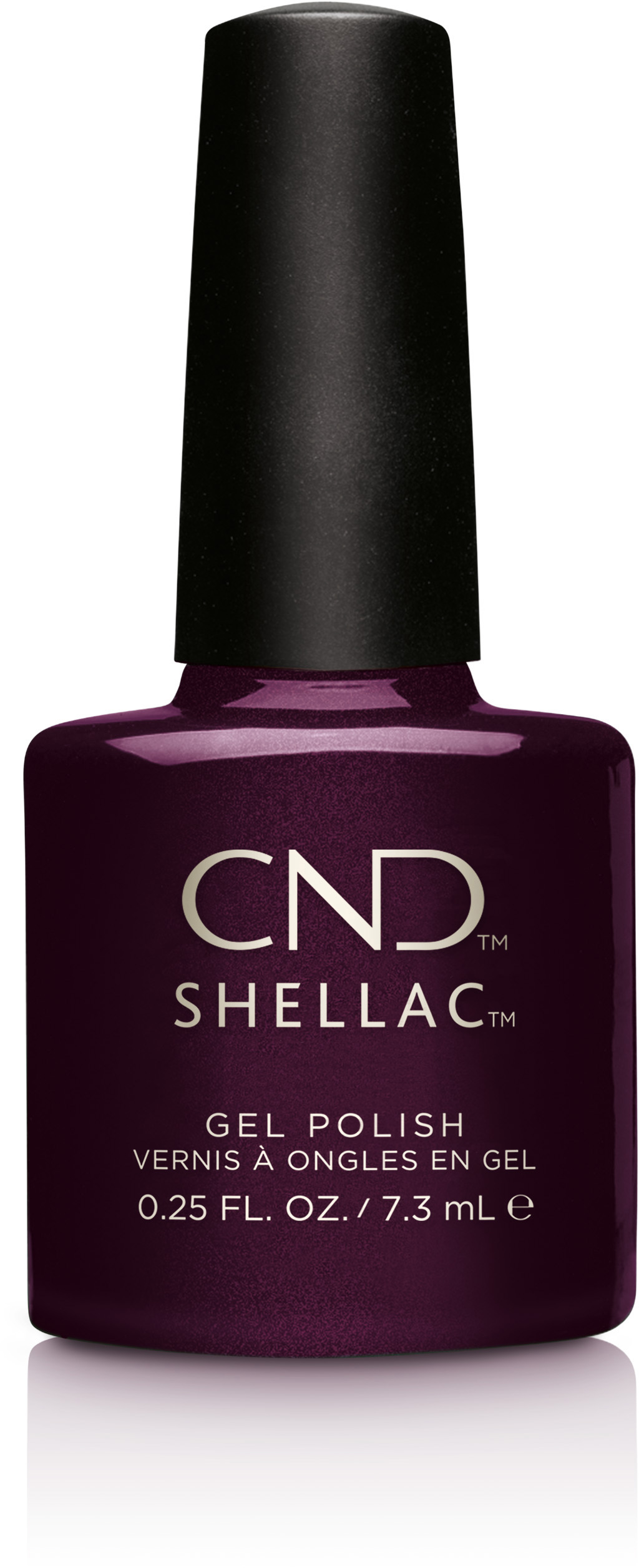 Shellac Plum Paisley לק ג'ל היפואלרגני בצבע סגול חציל מטאלי אטום ...