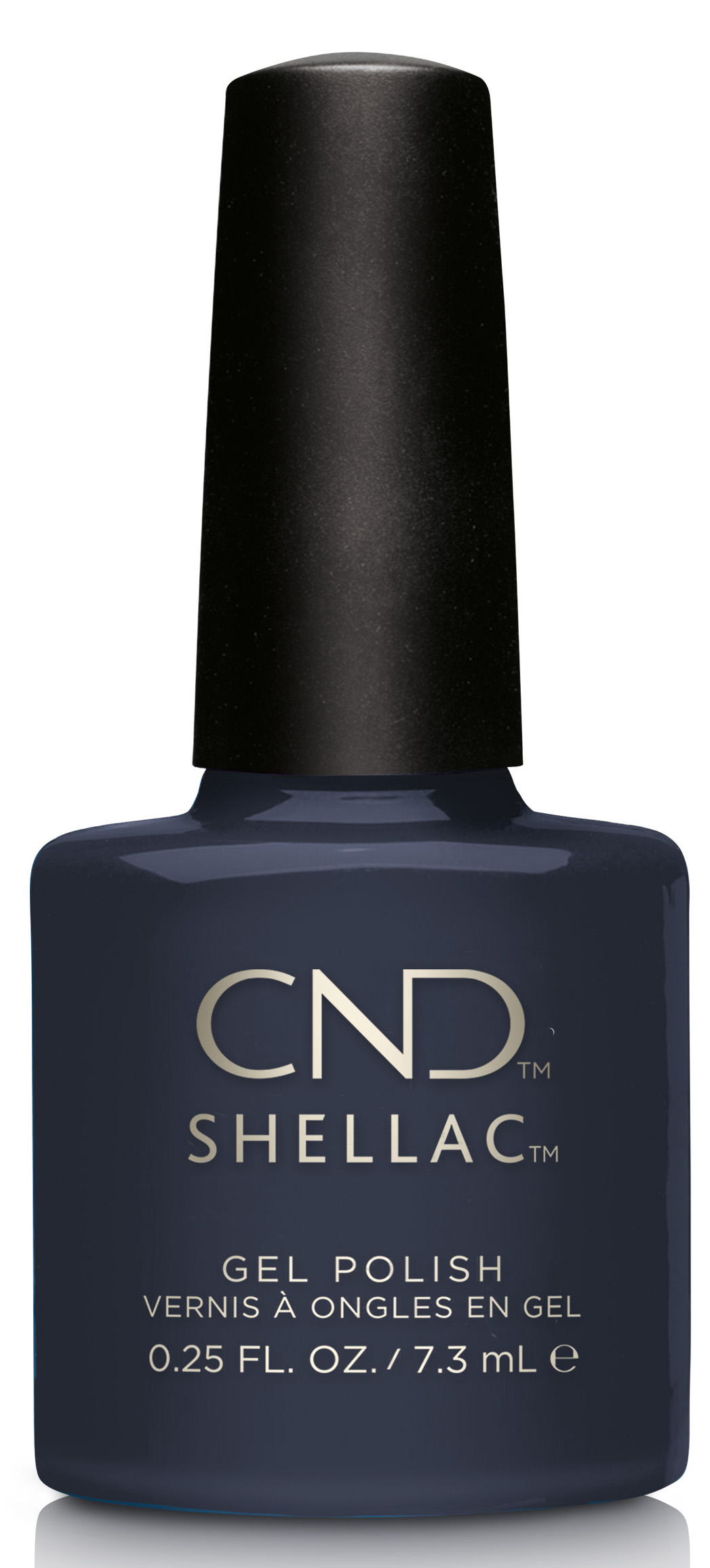 Shellac Indigo Frock לק ג'ל היפואלרגני בצבע כחול אפור כהה אטום | לק ג'ל ...