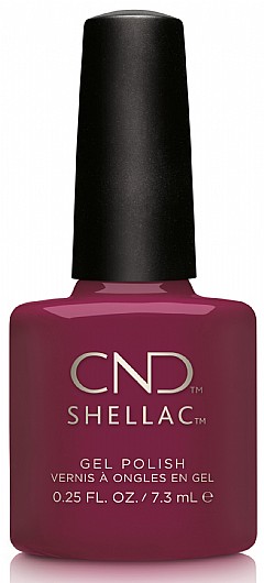 Shellac Decadence לק ג'ל היפואלרגני בצבע בורדו דם אטום | לק ג'ל ...