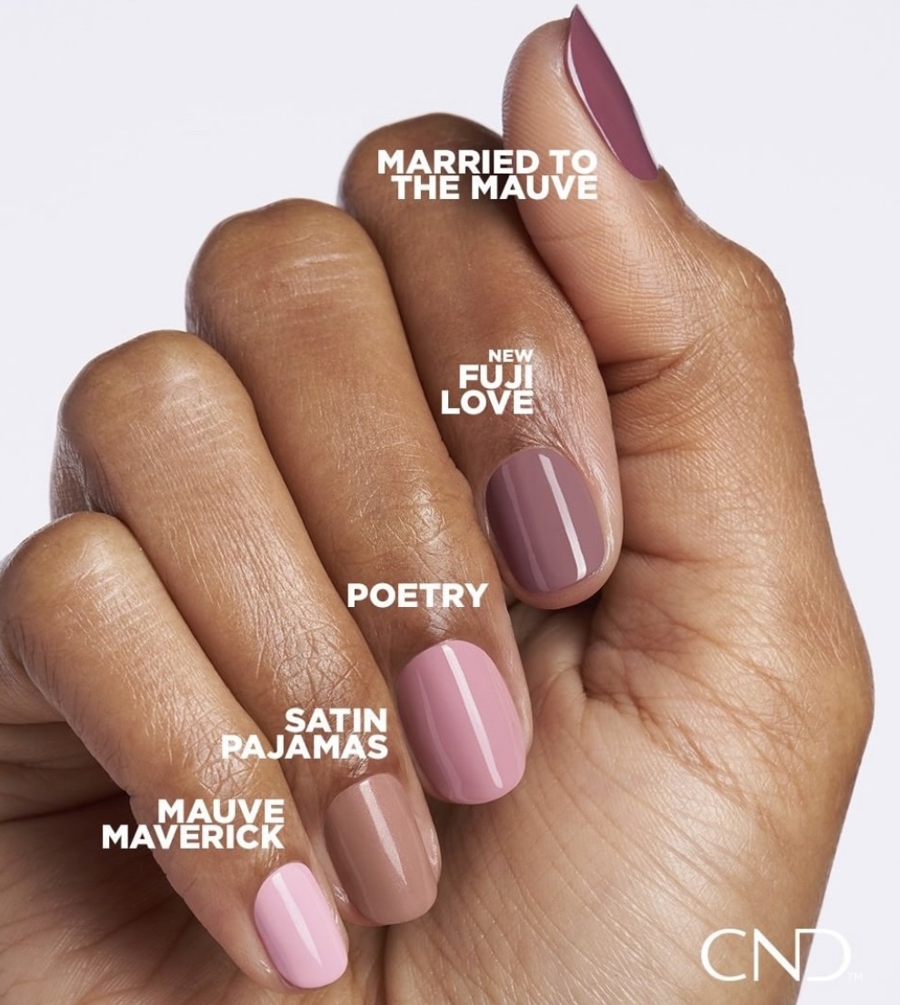 Shellac Satin Pajamas לק ג'ל היפואלרגני בצבע ניוד ורוד מעושן אטום | לק ...