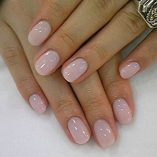 Shellac Romantique לק ג'ל היפואלרגני בצבע ורדרד חלבי חצי שקוף | לק ג'ל ...