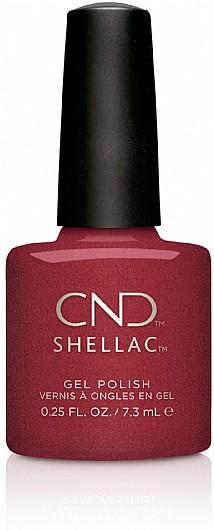 Shellac Tartan Punk לק ג'ל היפואלרגני בצבע אדום מטאלי אטום | לק ג'ל ...