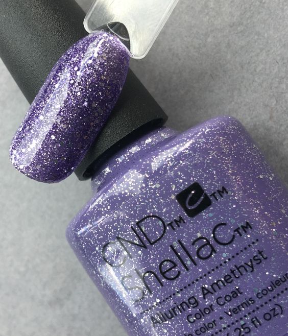 Shellac Alluring Amethyst-לק ג'ל היפואלרגני בצבע סגול מנצנץ אטום | OUTLET | חנות מוצרי פרימיום ...
